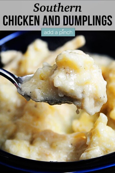 Chicken and Dumplings - Add a Pinch