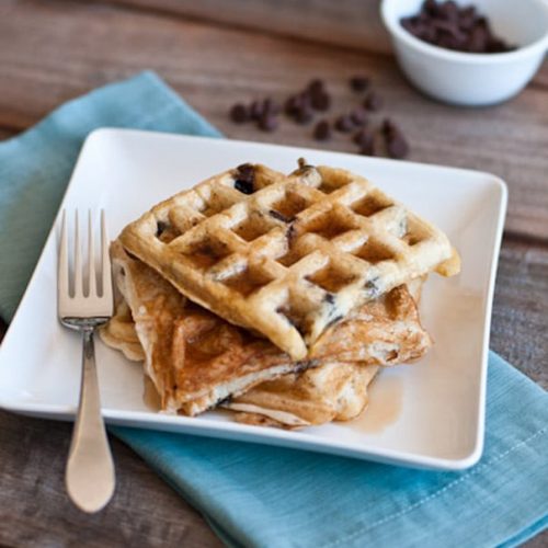 Chocolate Chip Waffles Recipe - Add a Pinch