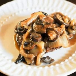 Hamburger Steak with Mushroom and Onion Gravy - Add a Pinch
