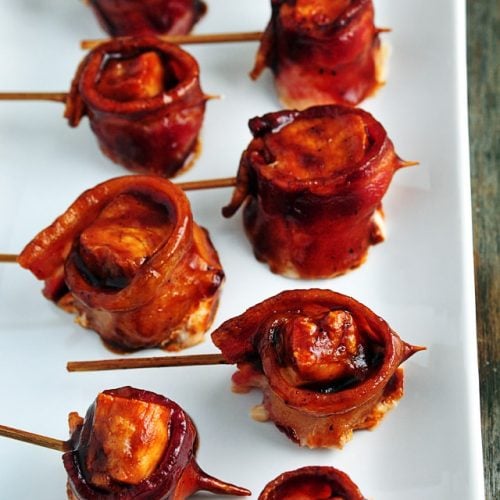 BBQ Chicken Bites Recipe - Cooking | Add a Pinch | Robyn Stone