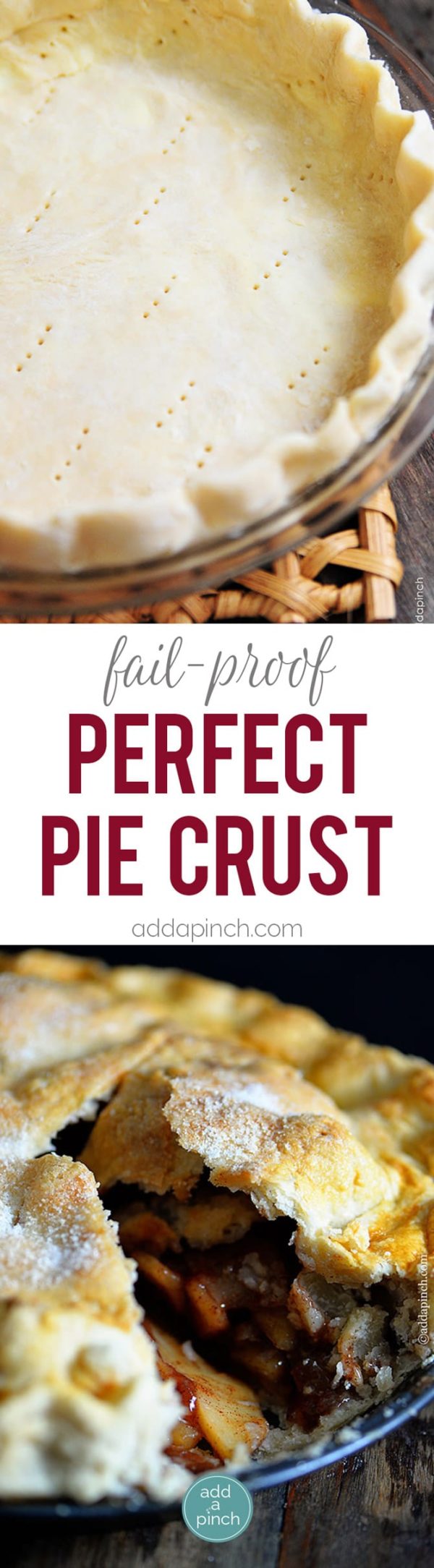 Perfect Pie Crust Recipe - Add a Pinch - How to Make Pie Crust