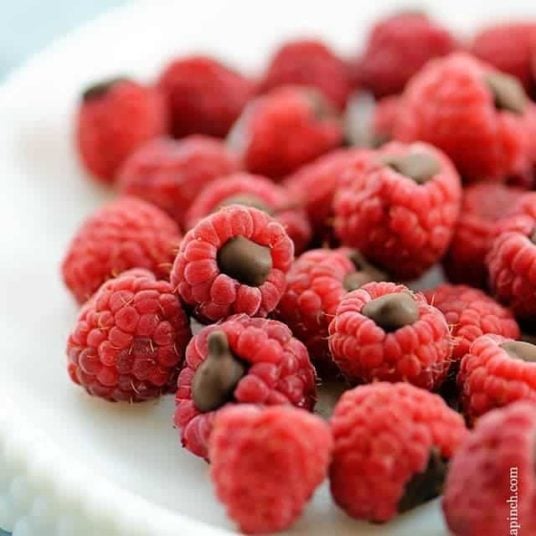 Chocolate Filled Raspberries Recipe - Add a Pinch
