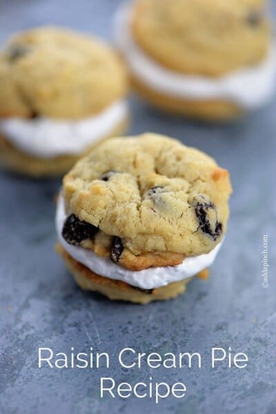 Oatmeal Raisin Cream Pie Recipe - Add a Pinch