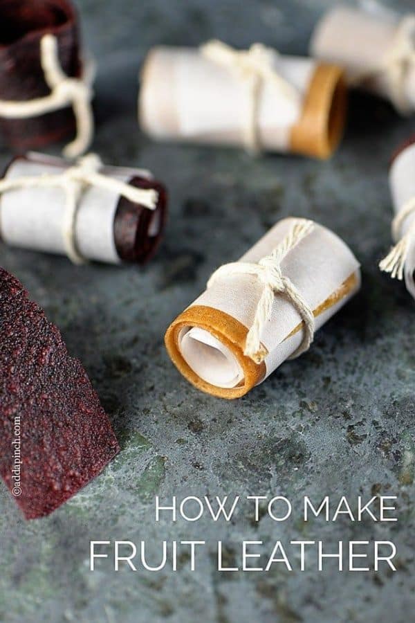 Fruit Leather Recipe - Add a Pinch