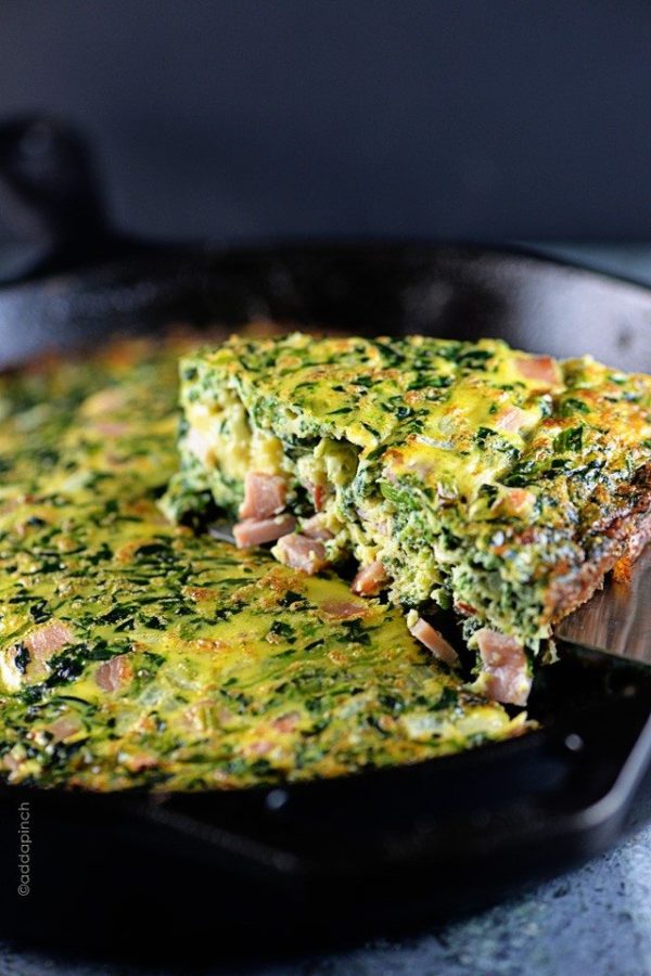 Easy Ham Frittata Recipe - Add a Pinch
