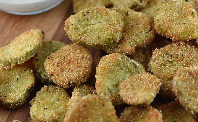 Fried Dill Pickles Recipe - Add a Pinch