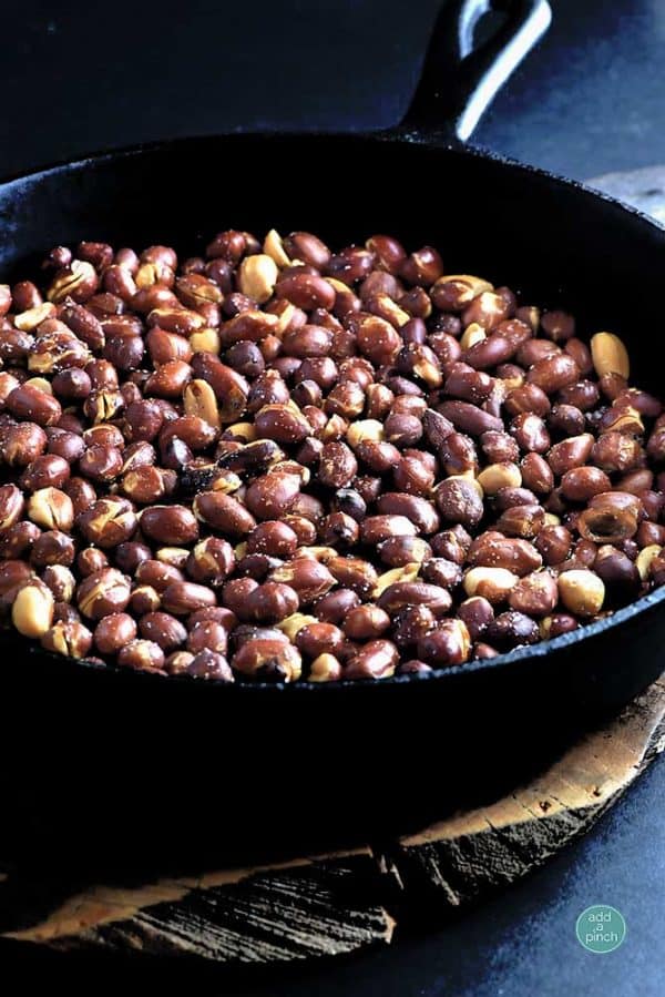 Skillet Roasted Peanuts Recipe - Add a Pinch