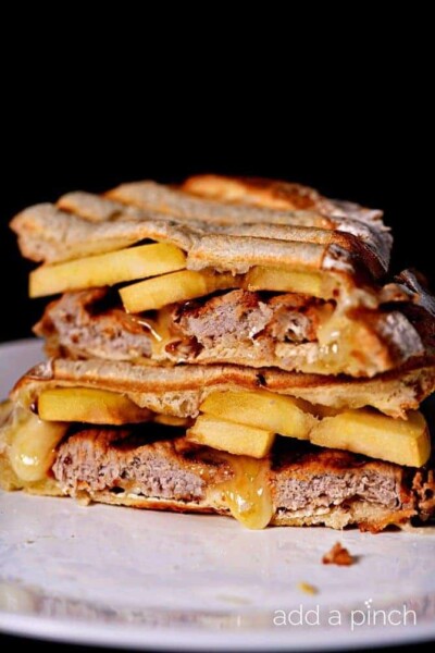 Pork Loin Apple Brie Panini Recipe - Add a Pinch