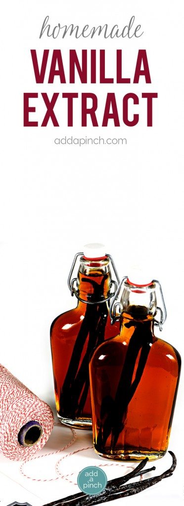 Homemade Vanilla Extract Recipe - Add a Pinch