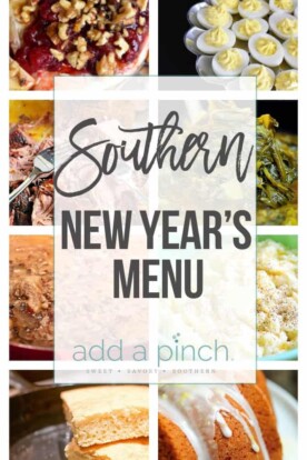 Southern New Year's Menu - Add a Pinch