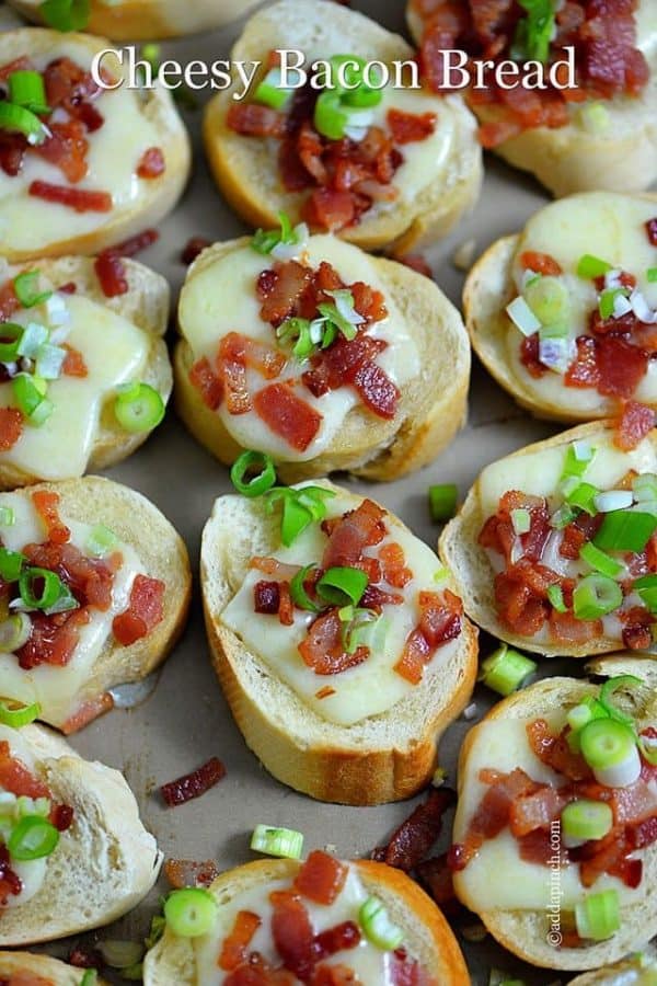 Cheesy Bacon Bread Recipe - Add a Pinch
