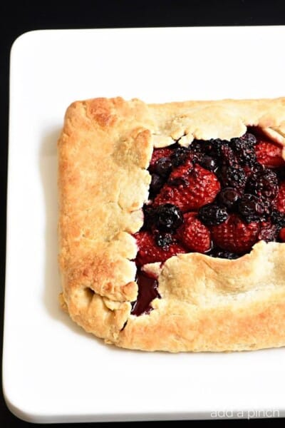 Rustic Mixed Berry Tart Recipe - Add a Pinch