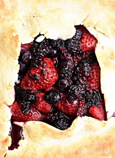 Rustic Mixed Berry Tart Recipe - Add a Pinch