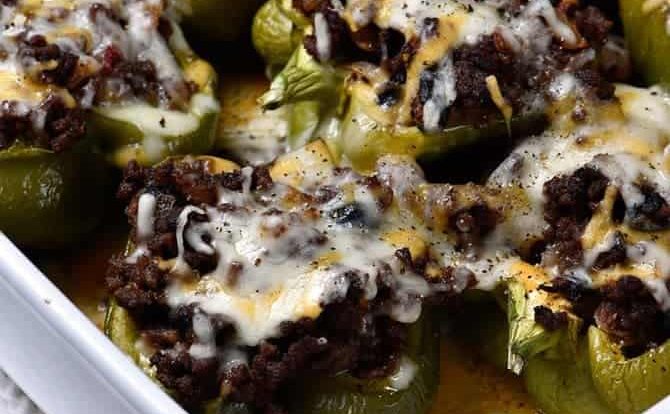 Chili Stuffed Peppers Recipe - Add a Pinch