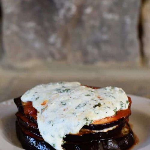 Baked Eggplant Parmesan Stacks Recipe - Add a Pinch
