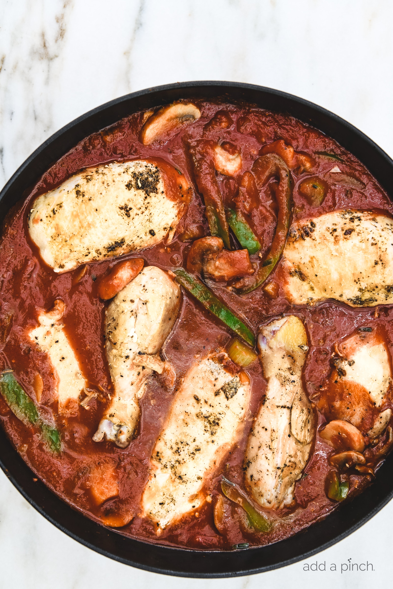 Chicken Cacciatore Recipe - Add a Pinch