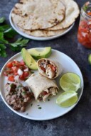 Shredded Chicken Burritos Recipe - Add a Pinch