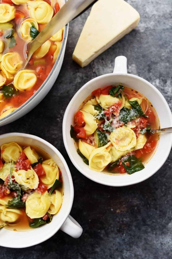 Vegetable Tortellini Soup Recipe - Add a Pinch