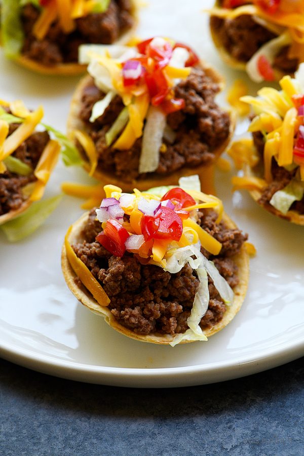 Taco Cups Recipe - Add a Pinch