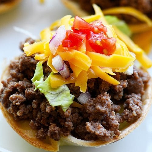 Taco Cups Recipe - Add a Pinch