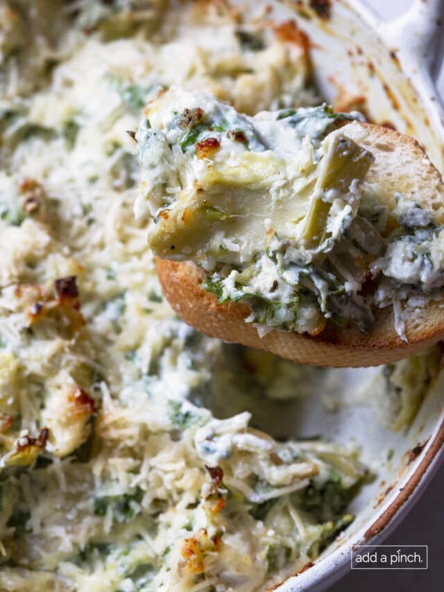 Spinach Artichoke Dip Recipe Story - Add a Pinch