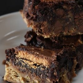 Peanut Butter Cup Brookies Recipe - Add a Pinch