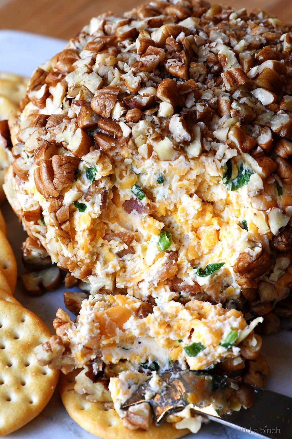 Chicken Cheese Ball Recipe - Add a Pinch