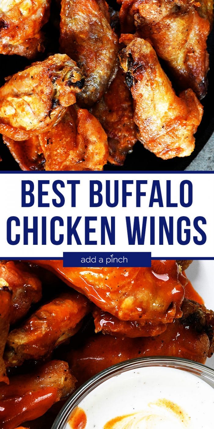 Crispy Baked Buffalo Chicken Wings Recipe - Add a Pinch