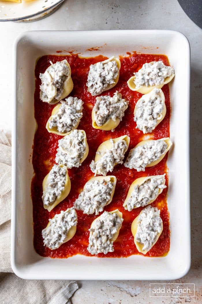 Stuffed Shells Recipe - Add a Pinch