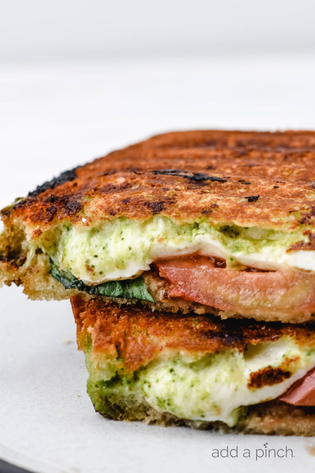 Caprese Grilled Cheese Sandwich Recipe - Add a Pinch