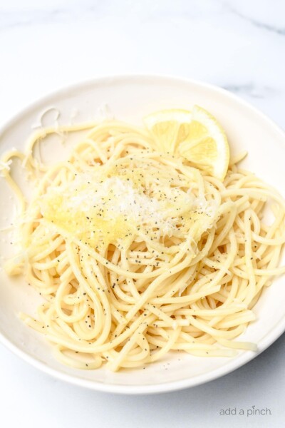 Lemon Parmesan Pasta Recipe - Add a Pinch