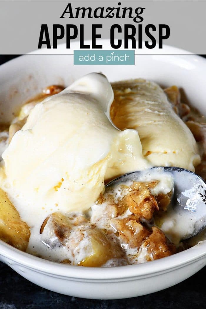 Apple Crisp Recipe - Add a Pinch