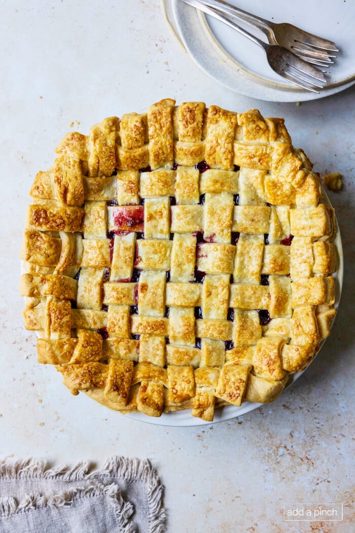 Easy Homemade Cherry Pie Recipe - Add a Pinch