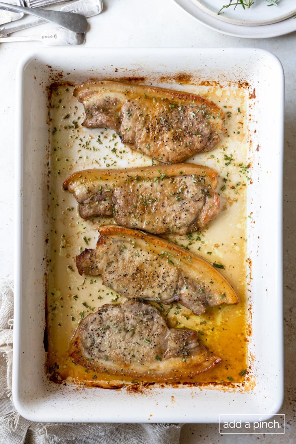 Juicy Baked Pork Chops Recipe - Add a Pinch