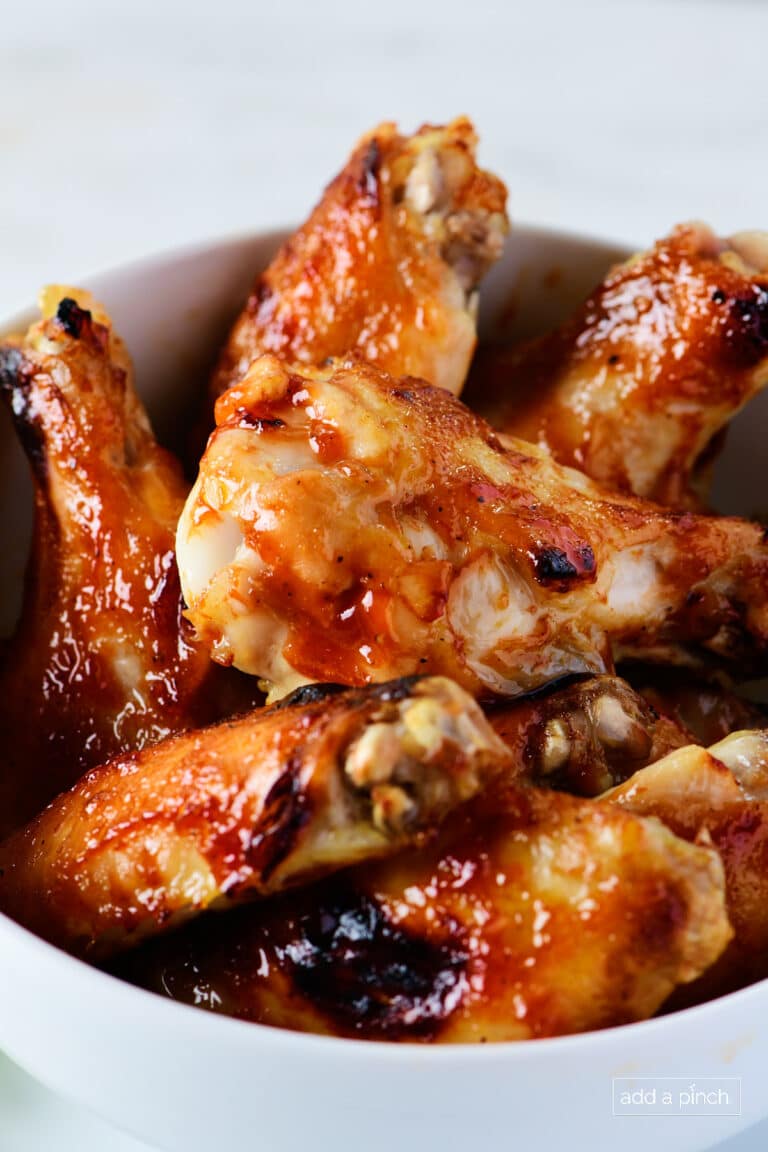 Air Fryer BBQ Chicken Wings Recipe - Add a Pinch