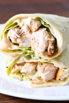 Chicken Caesar Salad Wrap Recipe - Add a Pinch