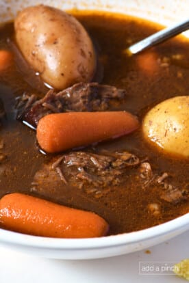 Slow Cooker Venison Stew Recipe - Add a Pinch