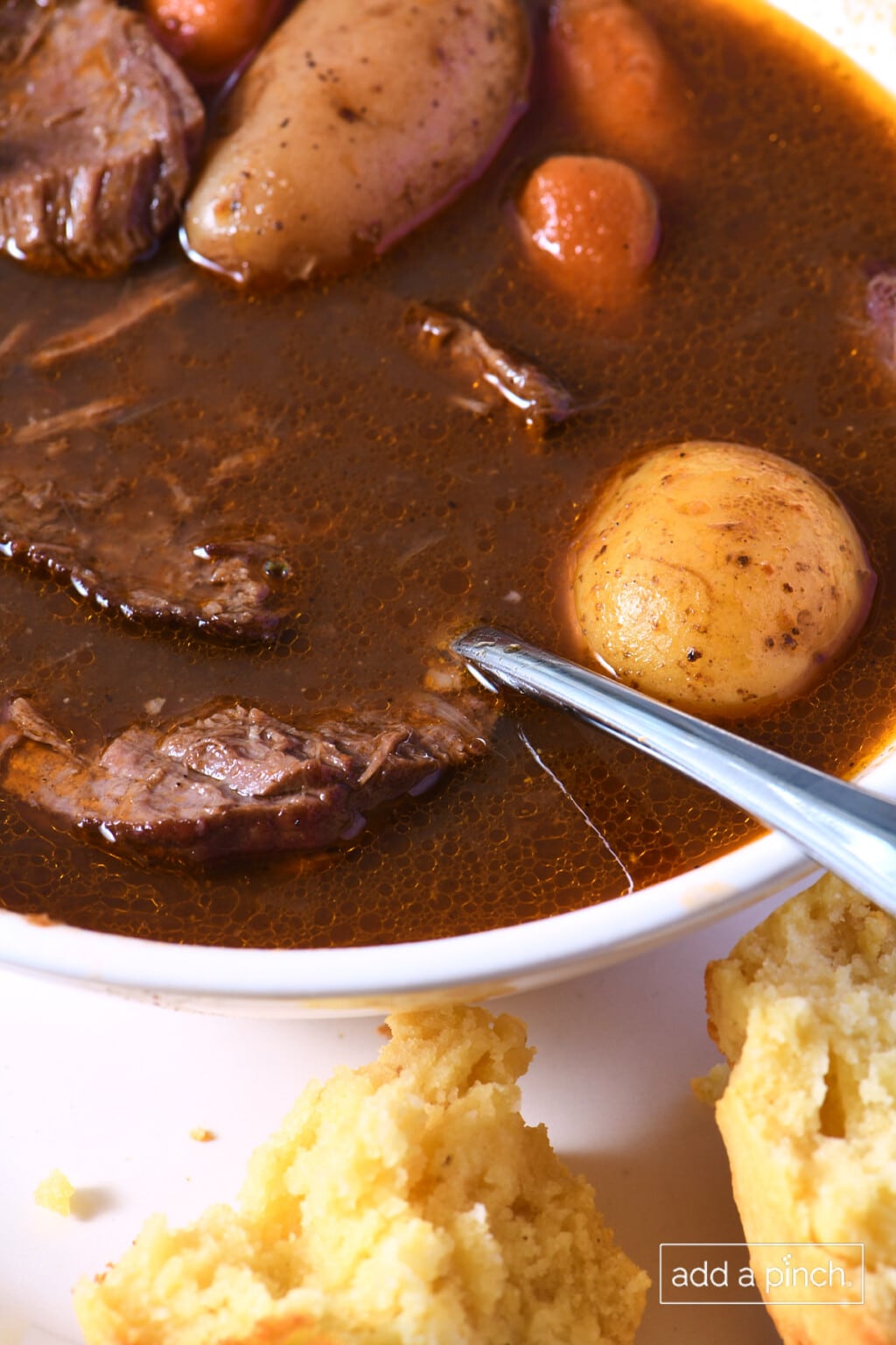 Slow Cooker Venison Stew Recipe - Add a Pinch