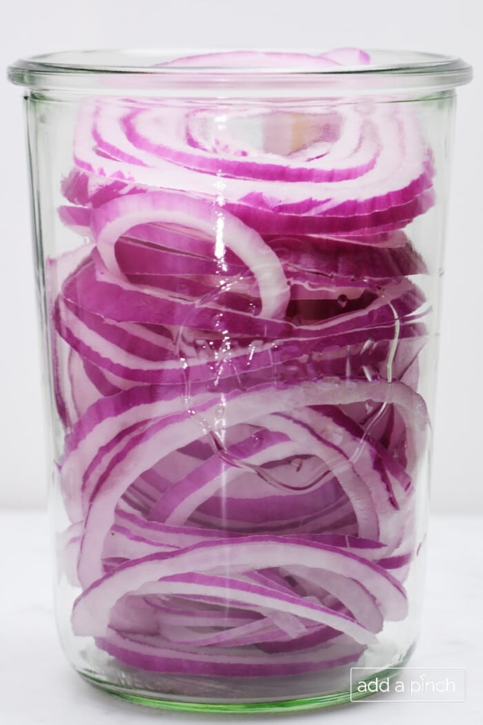 Quick Pickled Red Onions Recipe - Add a Pinch
